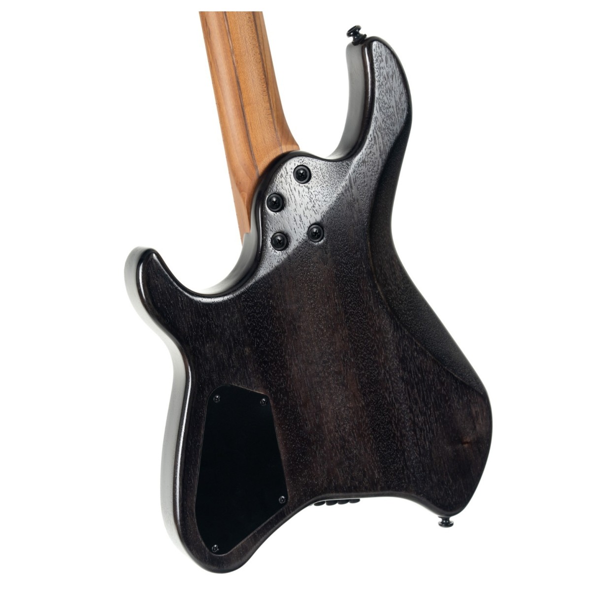 Cort Space G6MS Headless Multiscale Guitar, Semi Gloss Trans Black at ...