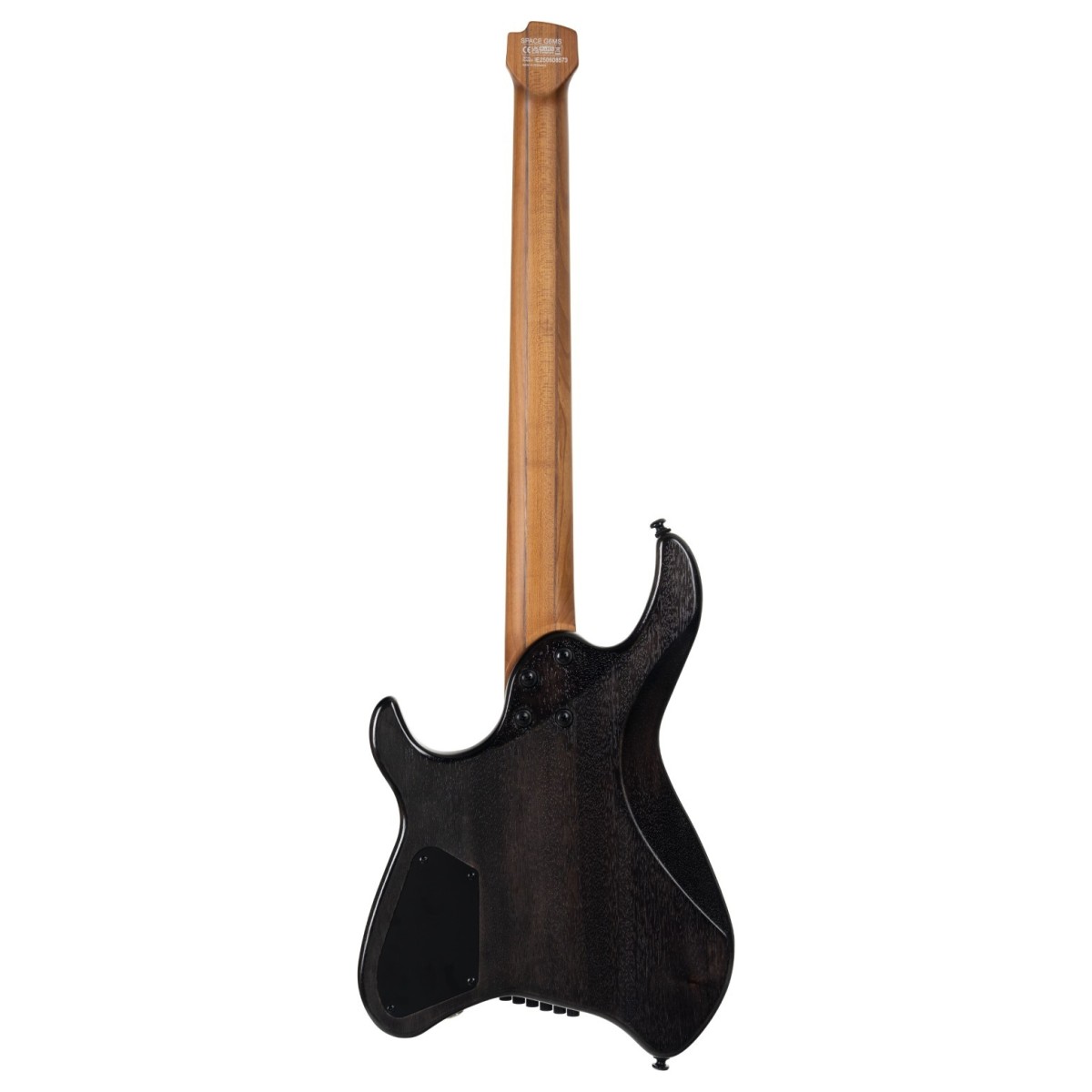 Cort Space G6MS Headless Multiscale Guitar, Semi Gloss Trans Black at ...