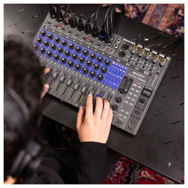 Zoom LiveTrak L12next 12 Channel Digital Mixer/ Recorder at Gear4music
