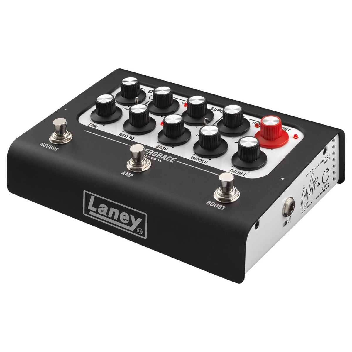 Laney Black Country Customs Billy Corgan SUPERGRACE 60W Amp Pedal at ...