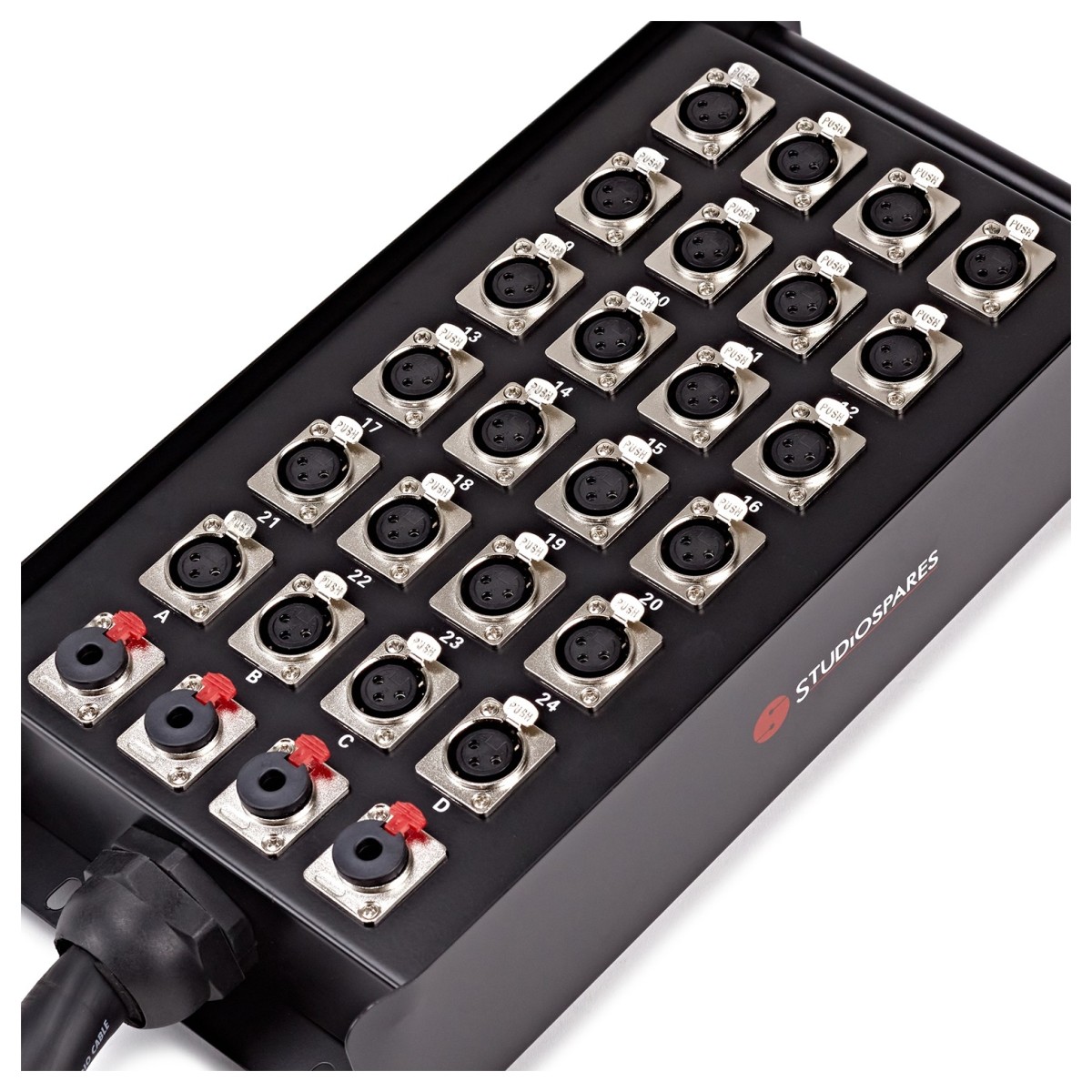 Studiospares 24 XLR/4 Jack Stage Box & Snake, 15m - Nearly New | Gear4music