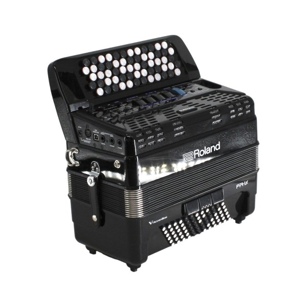 Roland FR-1XB Compact Button Type V-Accordion with Speakers, Black ...