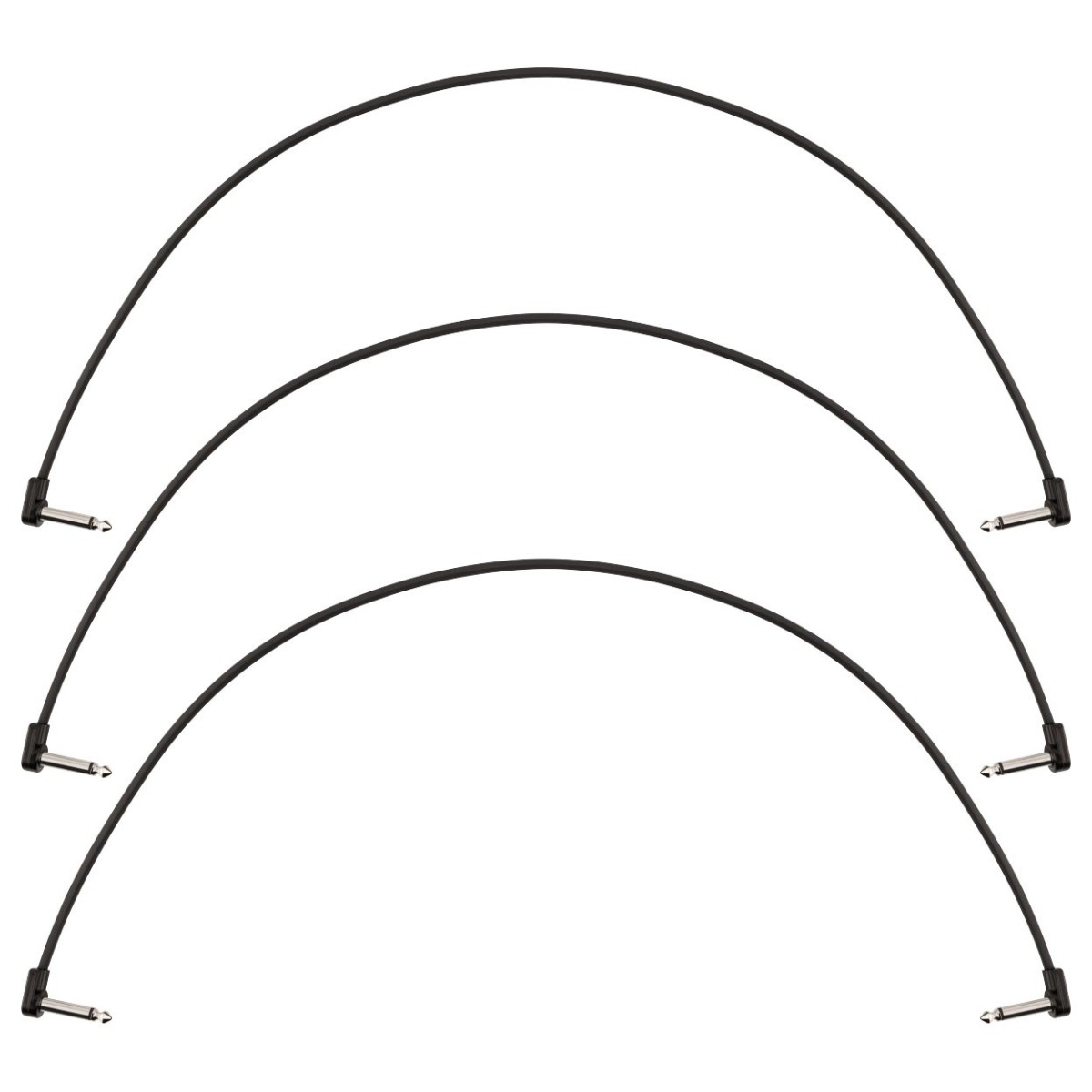 Fender Blockchain 24" Angle/Angle Patch Cable, 3-Pack at Gear4music