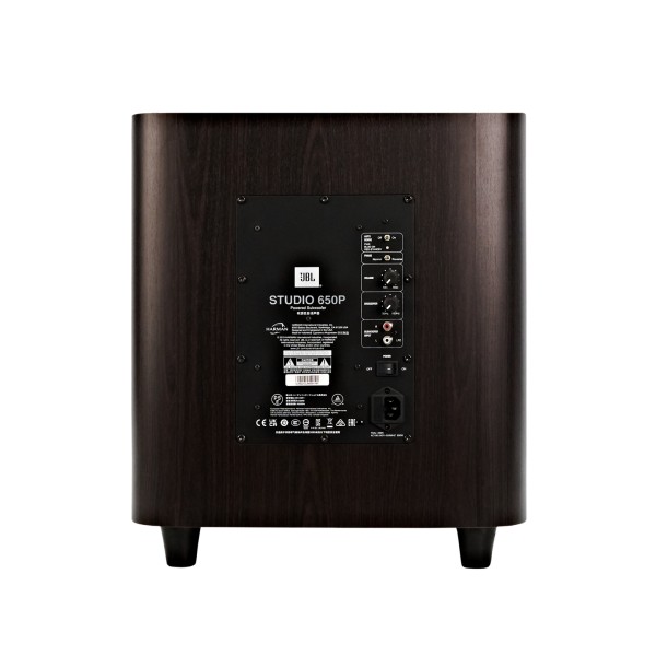 JBL Studio 650P Subwoofer, Dark Wood at AV.com