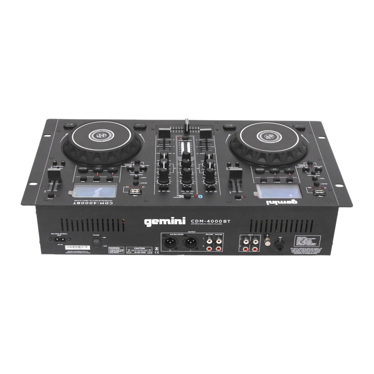 Gemini CDM-4000BT Dual CD Mixer Combo with Bluetooth - Secondhand at ...