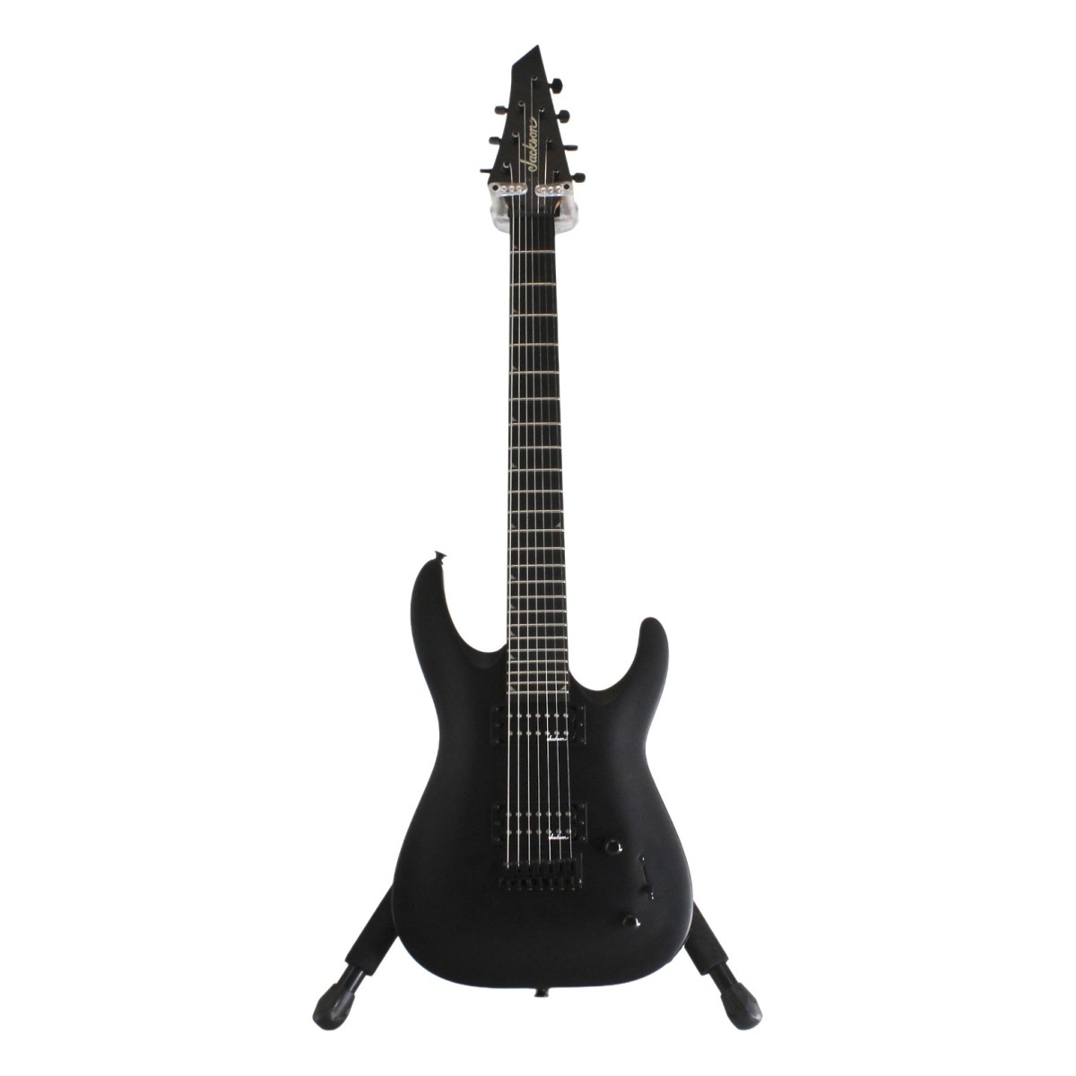 Jackson JS Series Dinky Arch Top JS22-7 DKA HT, Satin Black | Gear4music