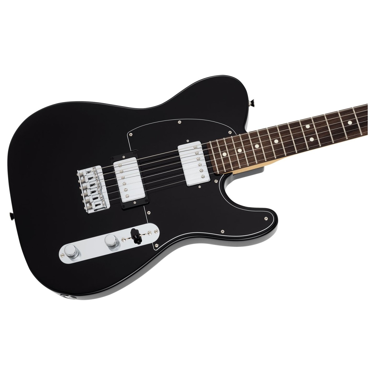 Fender Made in Japan Hybrid II Telecaster HH, Black | Gear4music