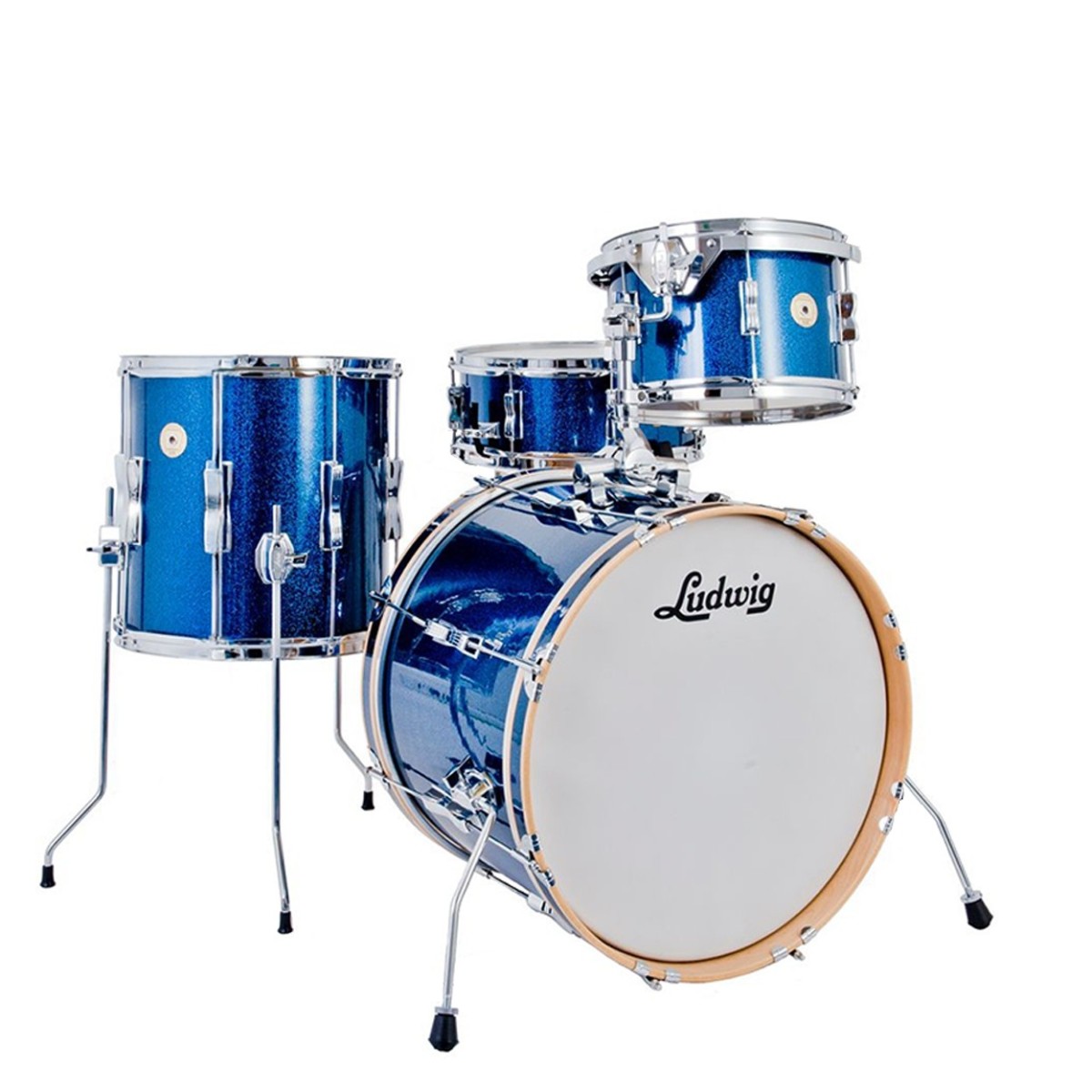 Ludwig Kit Continental Club de 22" en Blue Sparkle | Gear4music