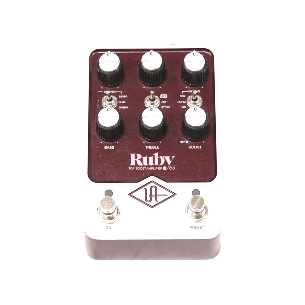 Universal Audio Pedal amplificador UAFX Ruby '63 Top Boost - De segunda ...
