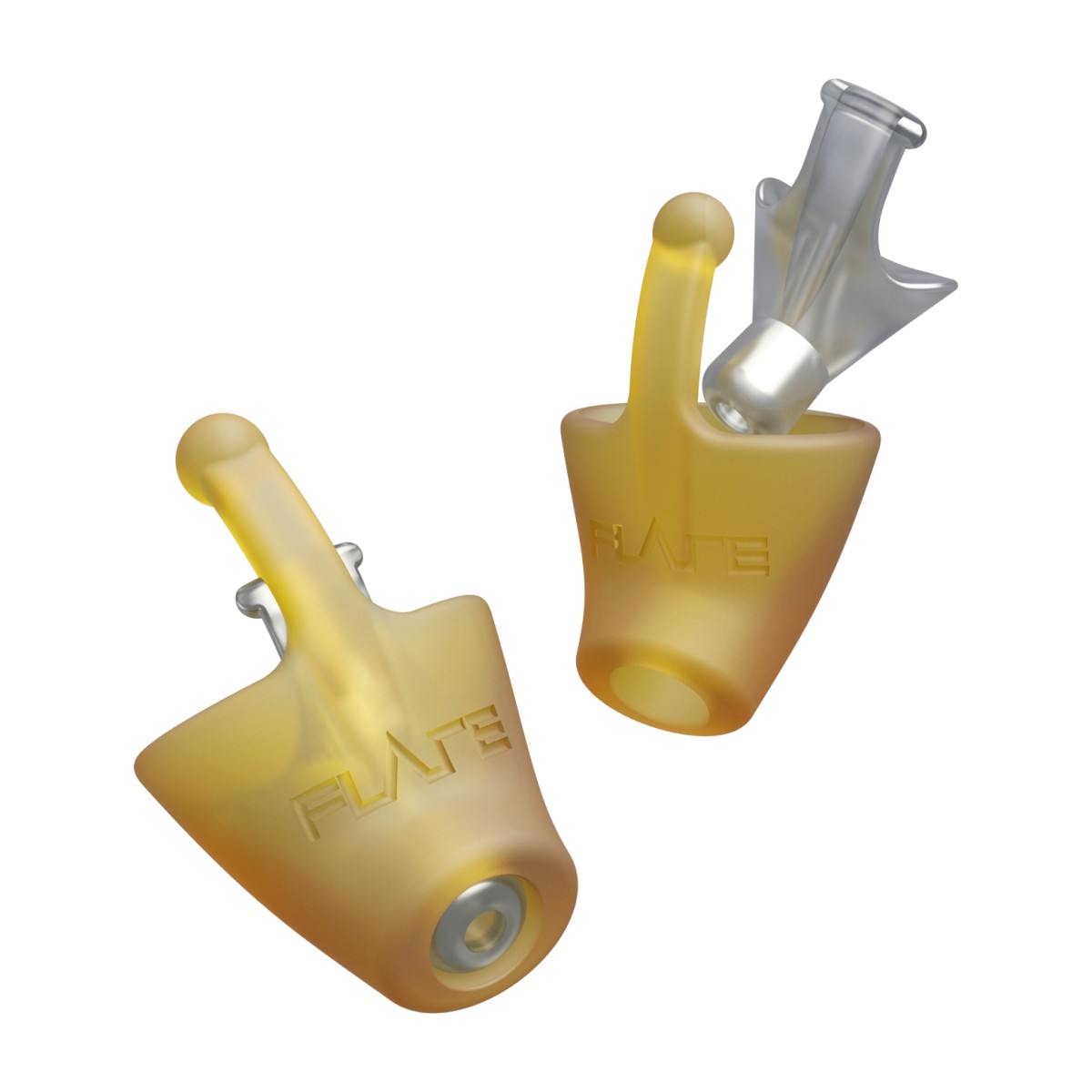 Flare Audio Calmer Extra Mini, Silicone Translucent Light Tan at Gear4music