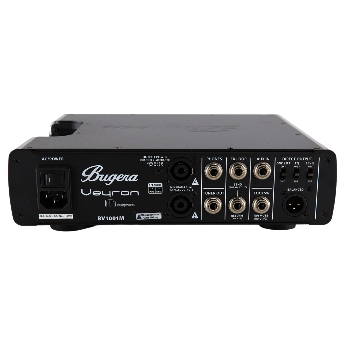 Bugera Veyron BV1001M 2000W Bass Amp Head - Secondhand at Gear4music