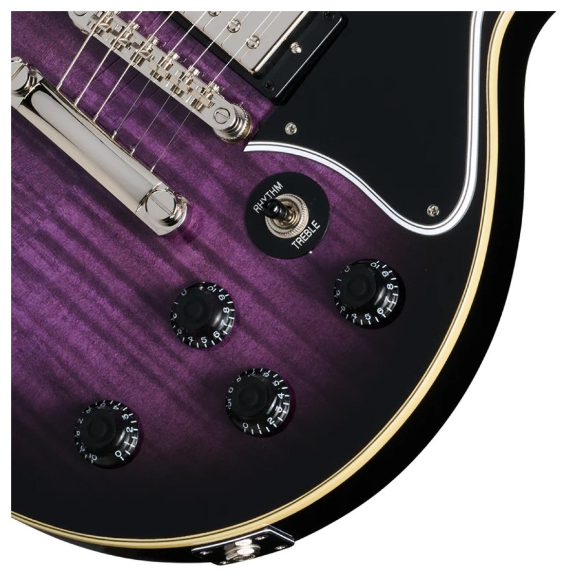 Epiphone Les Paul Special Double Cut Figured, Dark Purple Burst at ...