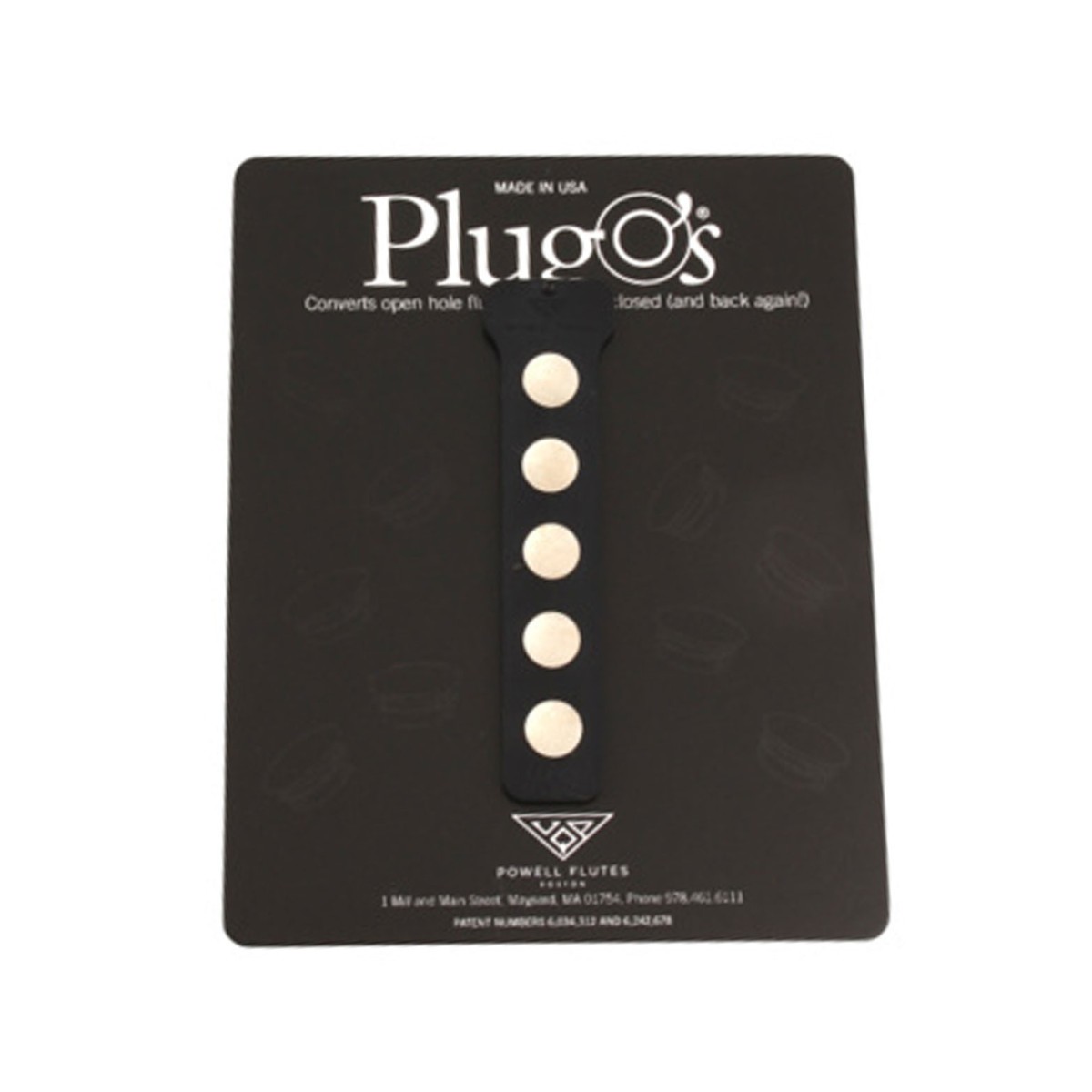 Powell Sterling Silver Plug-O's Flute Plugs | Gear4music