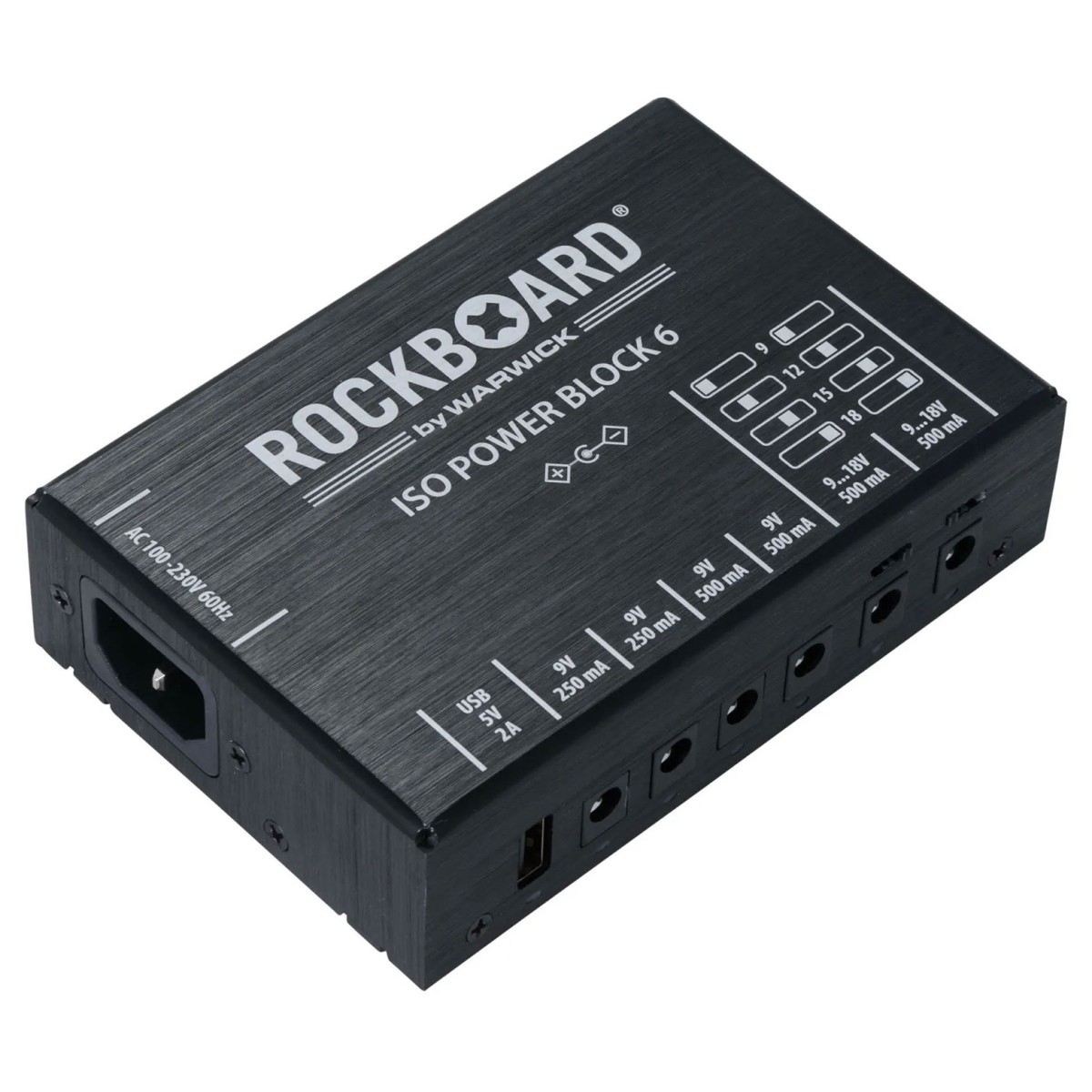 RockBoard ISO Power Block V6 IEC | Gear4music