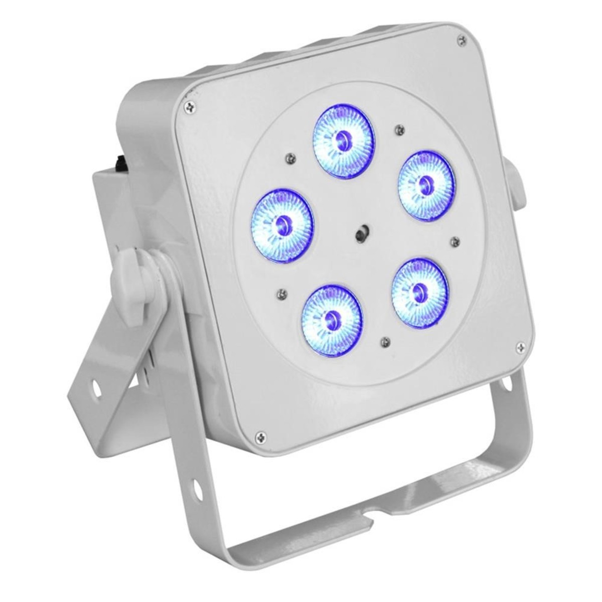 DISC LEDJ Slimline 5Q5 RGBW LED Par Can, White Housing at Gear4music