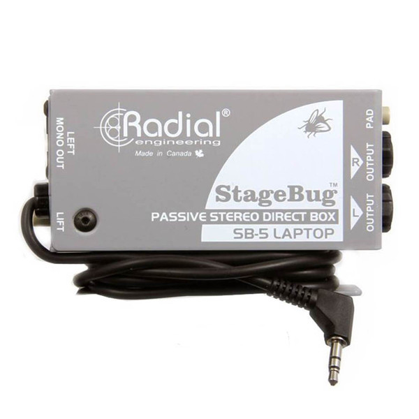 Radial StageBug SB-5 Passive Laptop DI Box at Gear4music