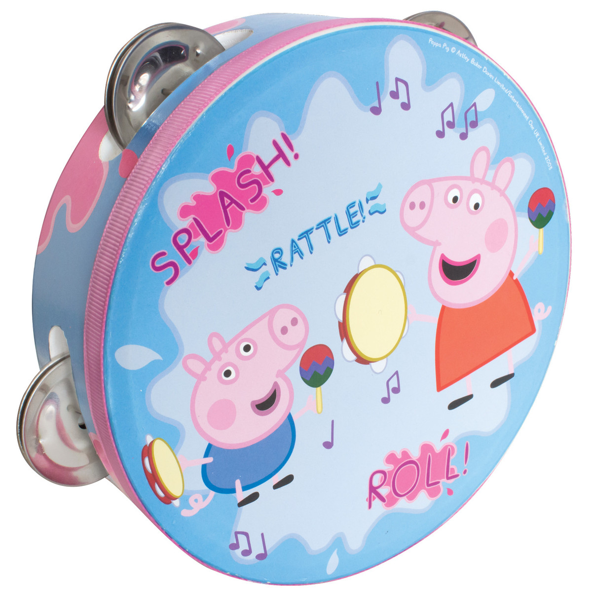 DISC Peppa’s Splish Splash Tambourine | Gear4music