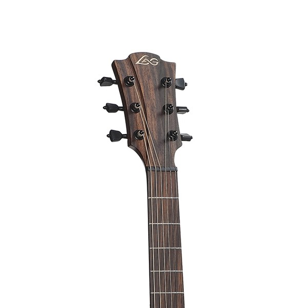 LAG T100D Dreadnought Acoustic Guitar, Black at Gear4music