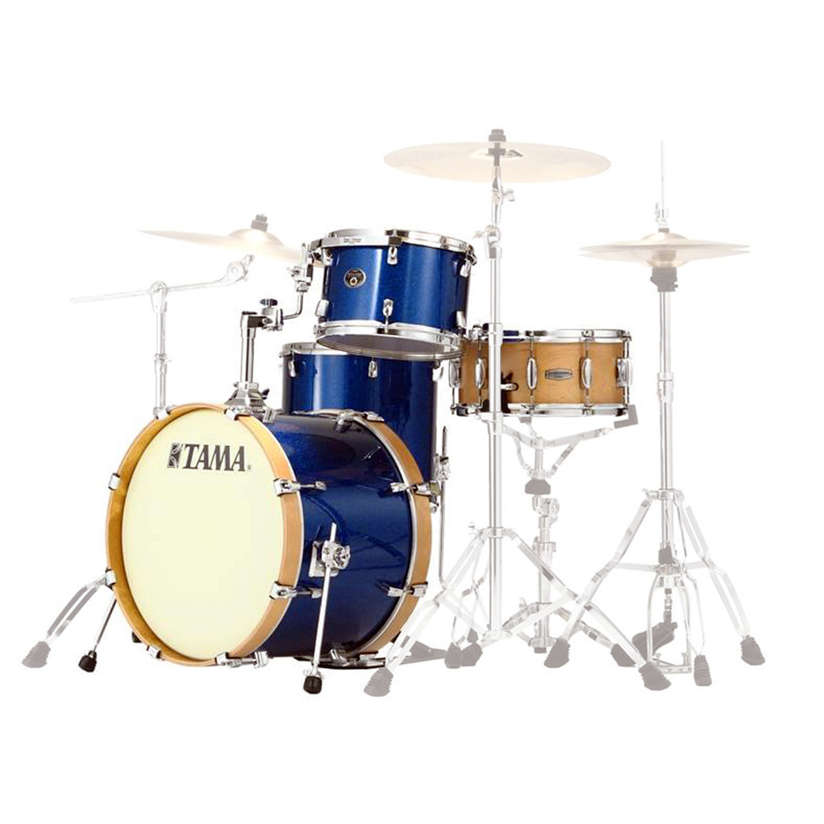 Tama Silverstar Vintage 20'' 4pc Shell Pack, Indigo Sparkle at Gear4music