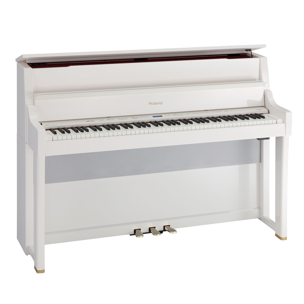 Roland LX-15e Digital Piano, Polished White - Ex Demo at Gear4music