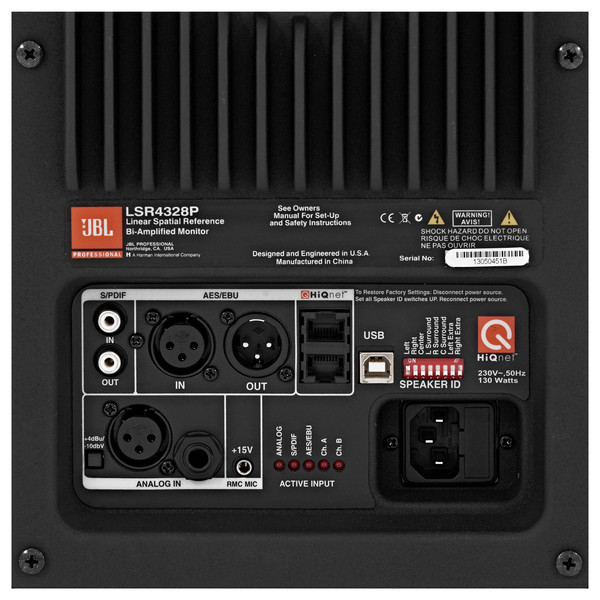 DISC JBL LSR4328 PAK Bi-Amplified Studio Monitor System, Pair at Gear4music