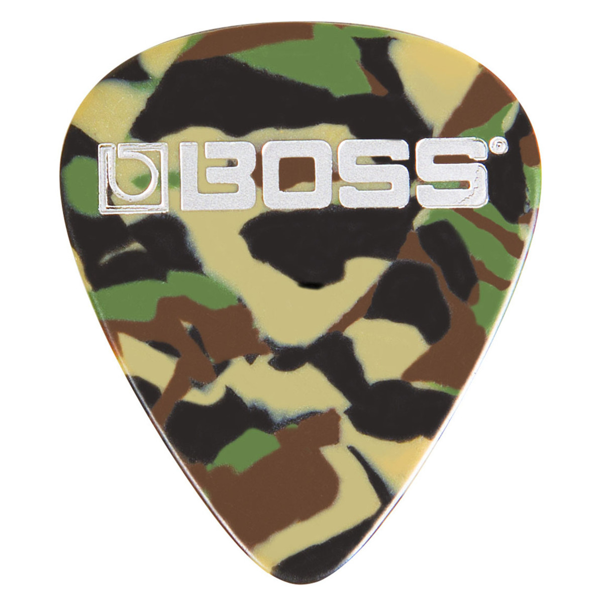 Boss Celluloid Púa Individual Camuflaje, Thin | Gear4music