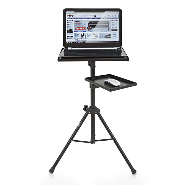 Adjustable Laptop Stand with Mouse Shelf by Gear4music - Ex Demo at ...
