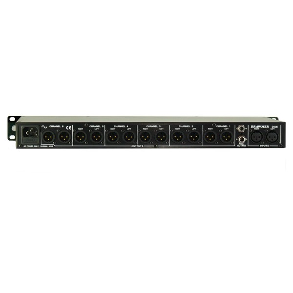 Drawmer DA6 Balanced Distribution Amplifier at Gear4music