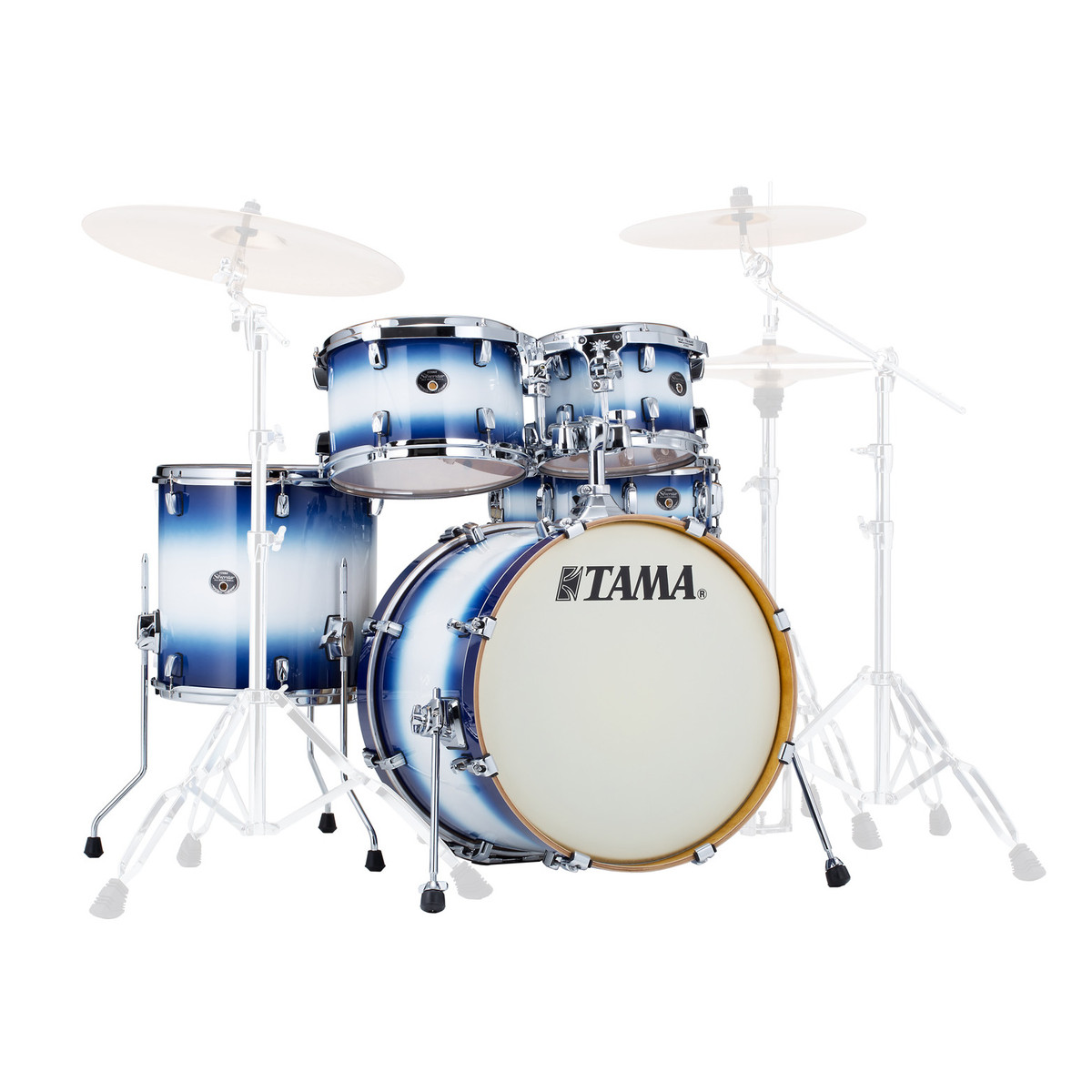 DISC Tama Silverstar Custom 20" 5pc Shell Pack, Jet Blue Burst | Gear4music