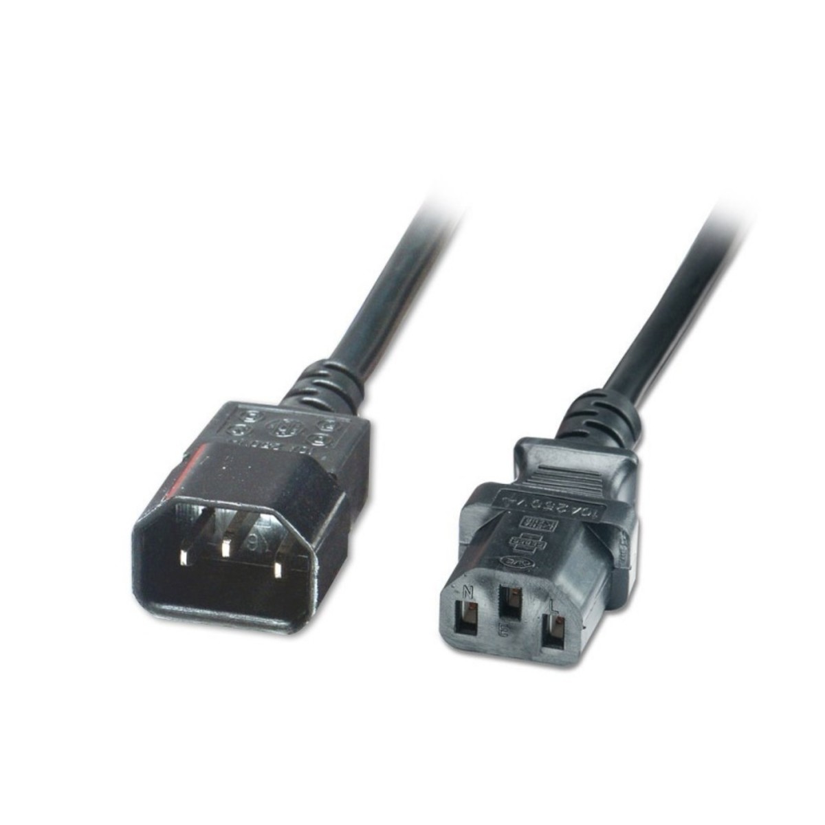 DISC Eagle 3 Pin IEC Line Plug to IEC Extension, 5m at Gear4music