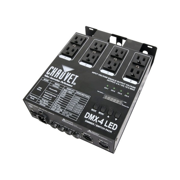 Chauvet DMX-4 Dimmer and Switch Pack at Gear4music
