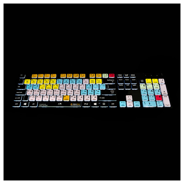 Editors Keys Backlit PC Keyboard for Pro Tools at Gear4music