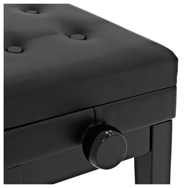 Deluxe Piano Stool with Storage by Gear4music at Gear4music