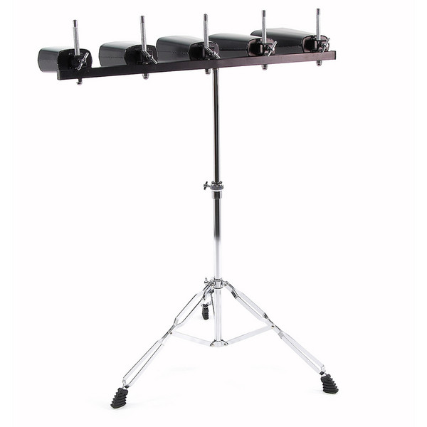 Cowbell Set with Stand by Gear4music at Gear4music