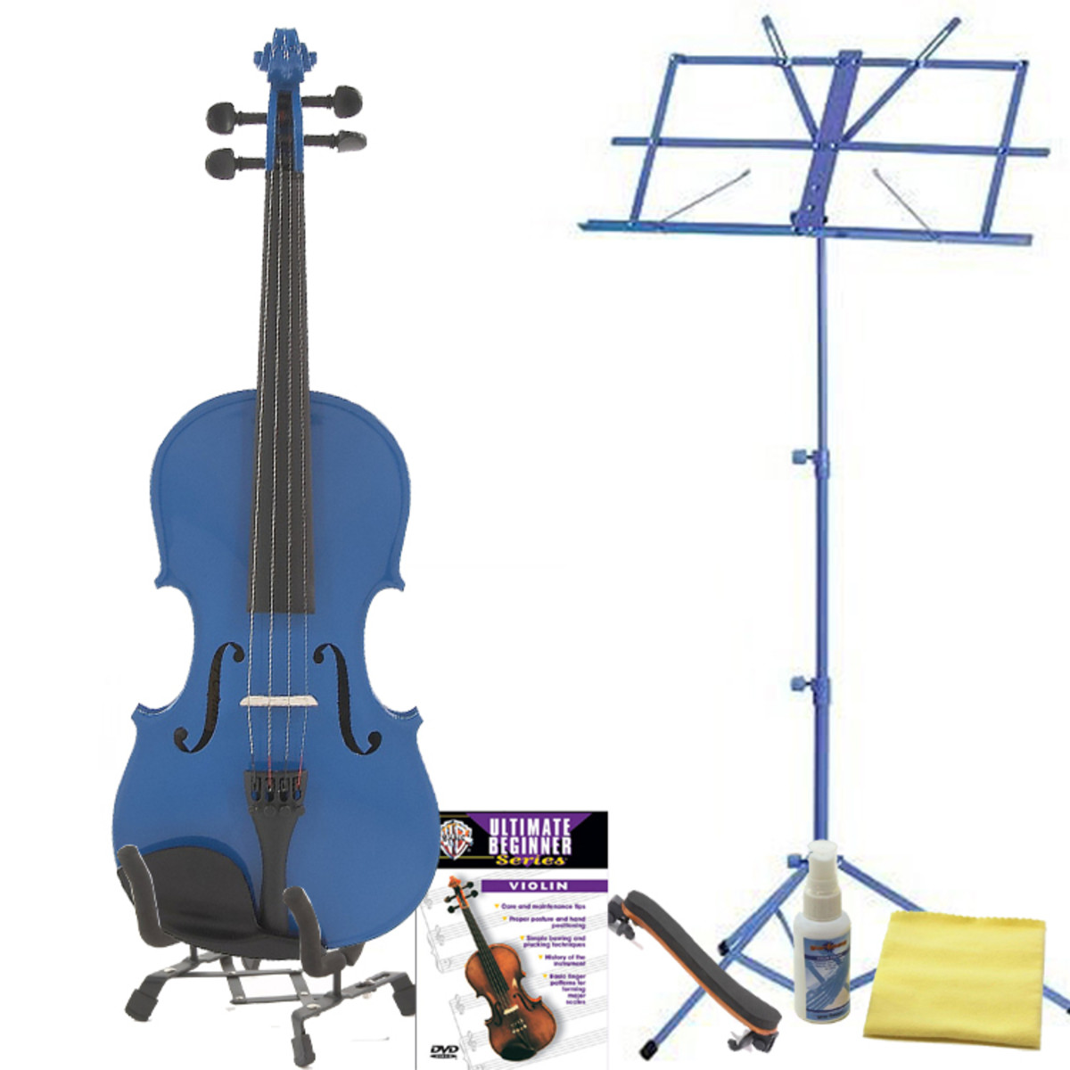 Student 3/4 Violin, Back To School Blue Pack | Gear4music