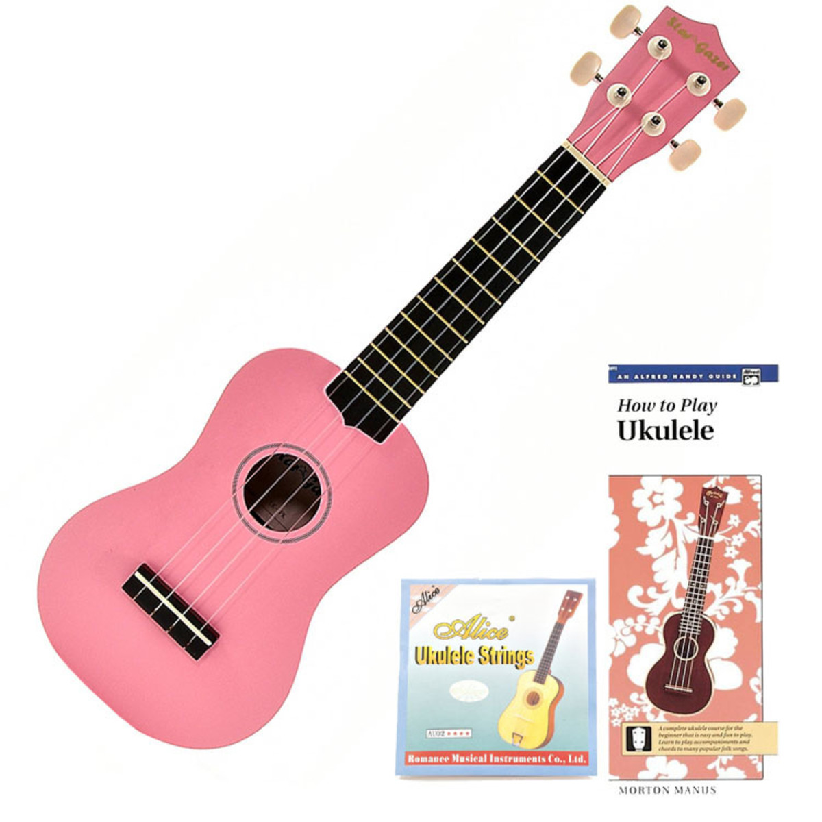 Freshman Stargazer UK1 Ukulele Pink Set | Gear4music