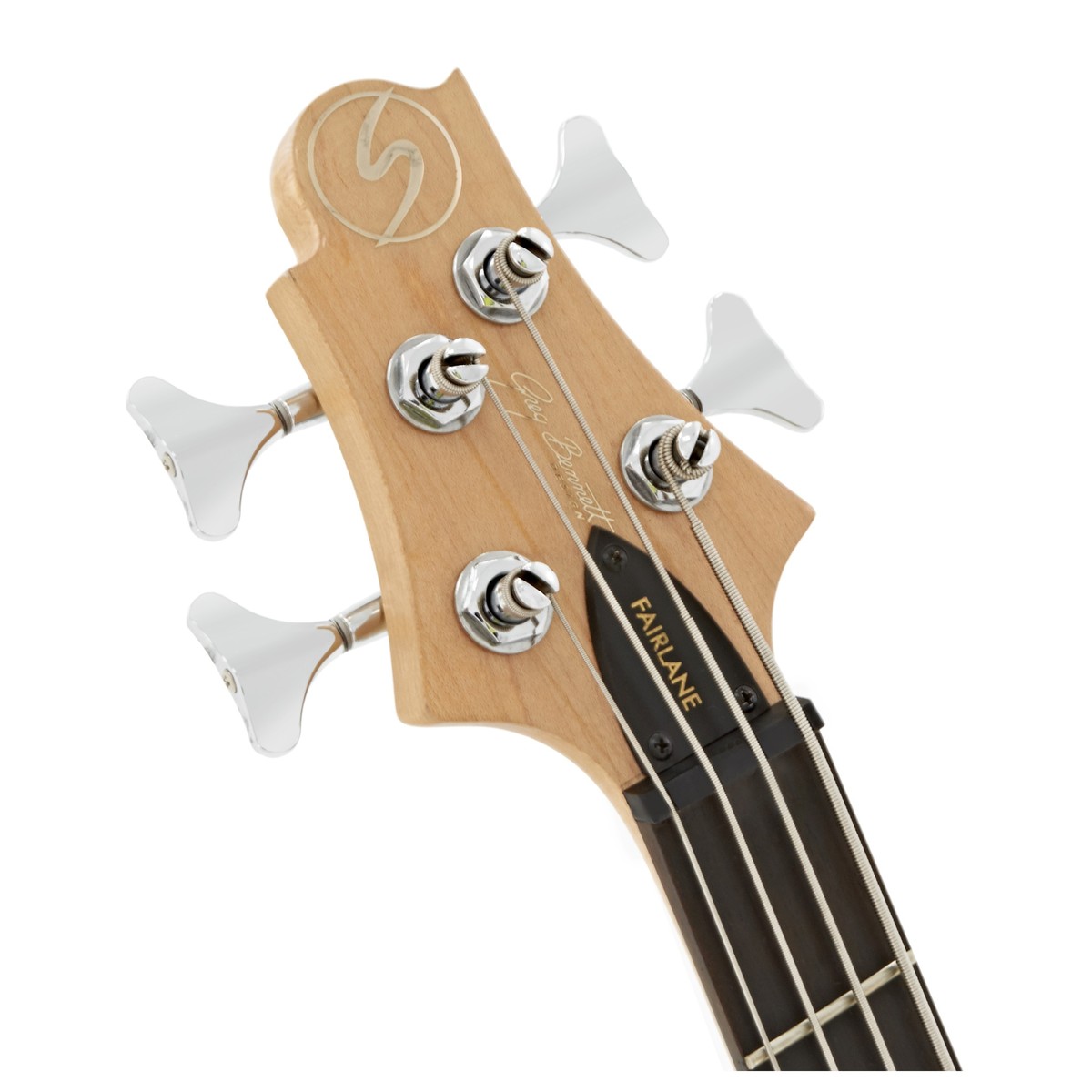 Greg Bennett Fairlane FN-1 Left Handed Bass Guitar, Black at Gear4music