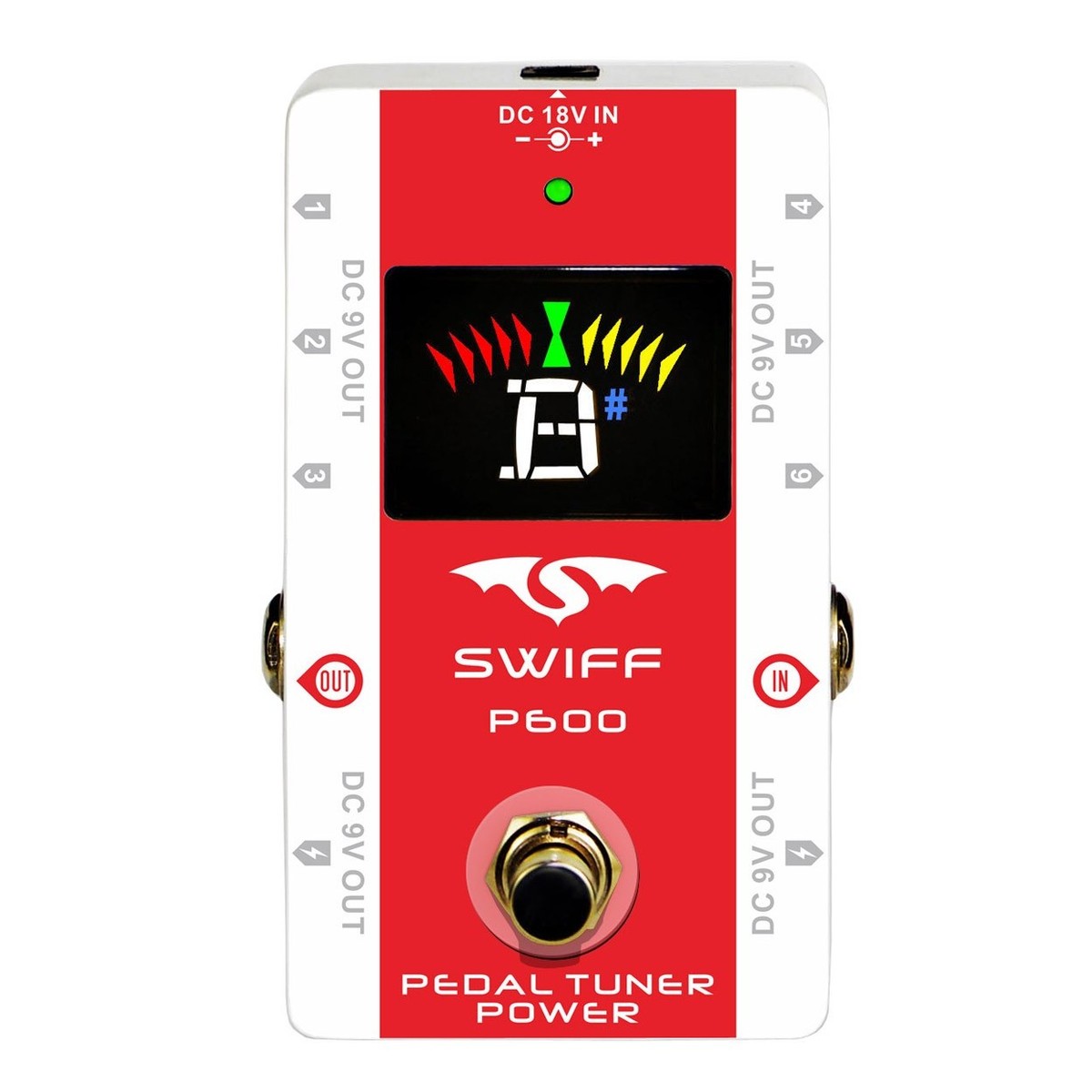 DISC Swiff P600 Tuner and 9V DC Power Supply at Gear4music
