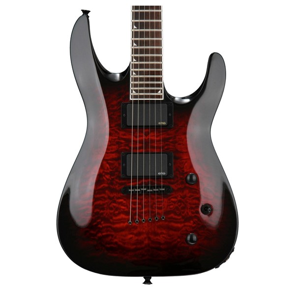 DISC Jackson SLATTXMGQ3-6 Electric Guitar, Transparent Red Burst at ...