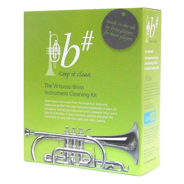 Bsharp Virtuoso Brass Instrument Cleaning Kit at Gear4music