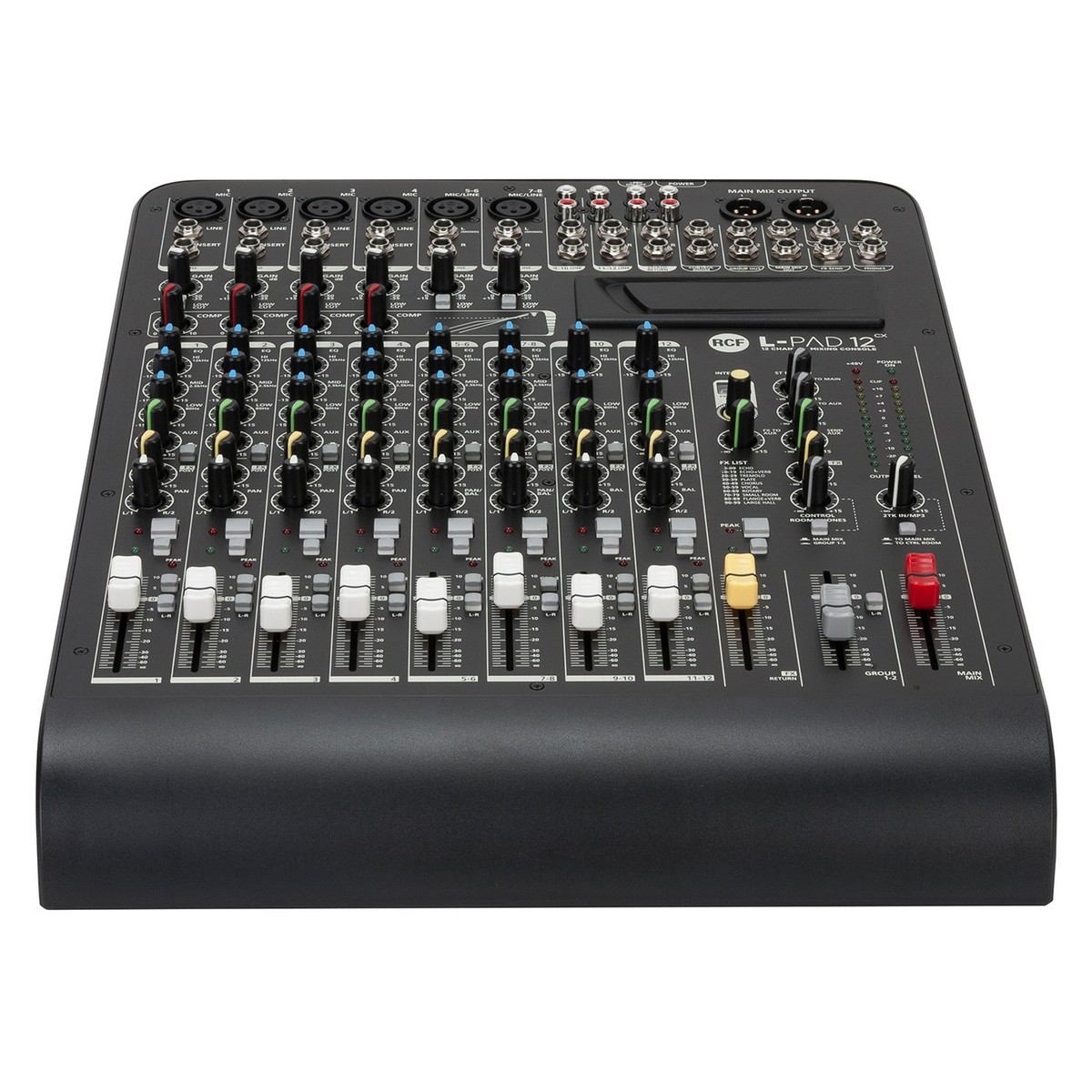 DISC RCF LPAD12CX 12 Channel Analog Mixer at Gear4music