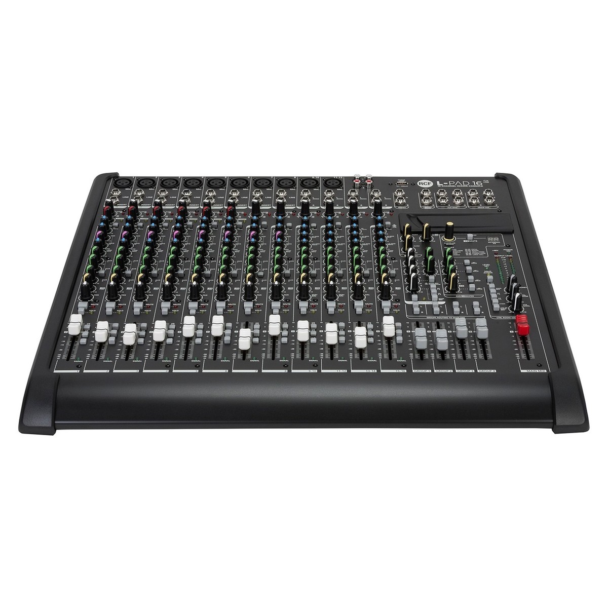 DISC RCF LPAD16CX 16 Channel Analog USB Mixer at Gear4music