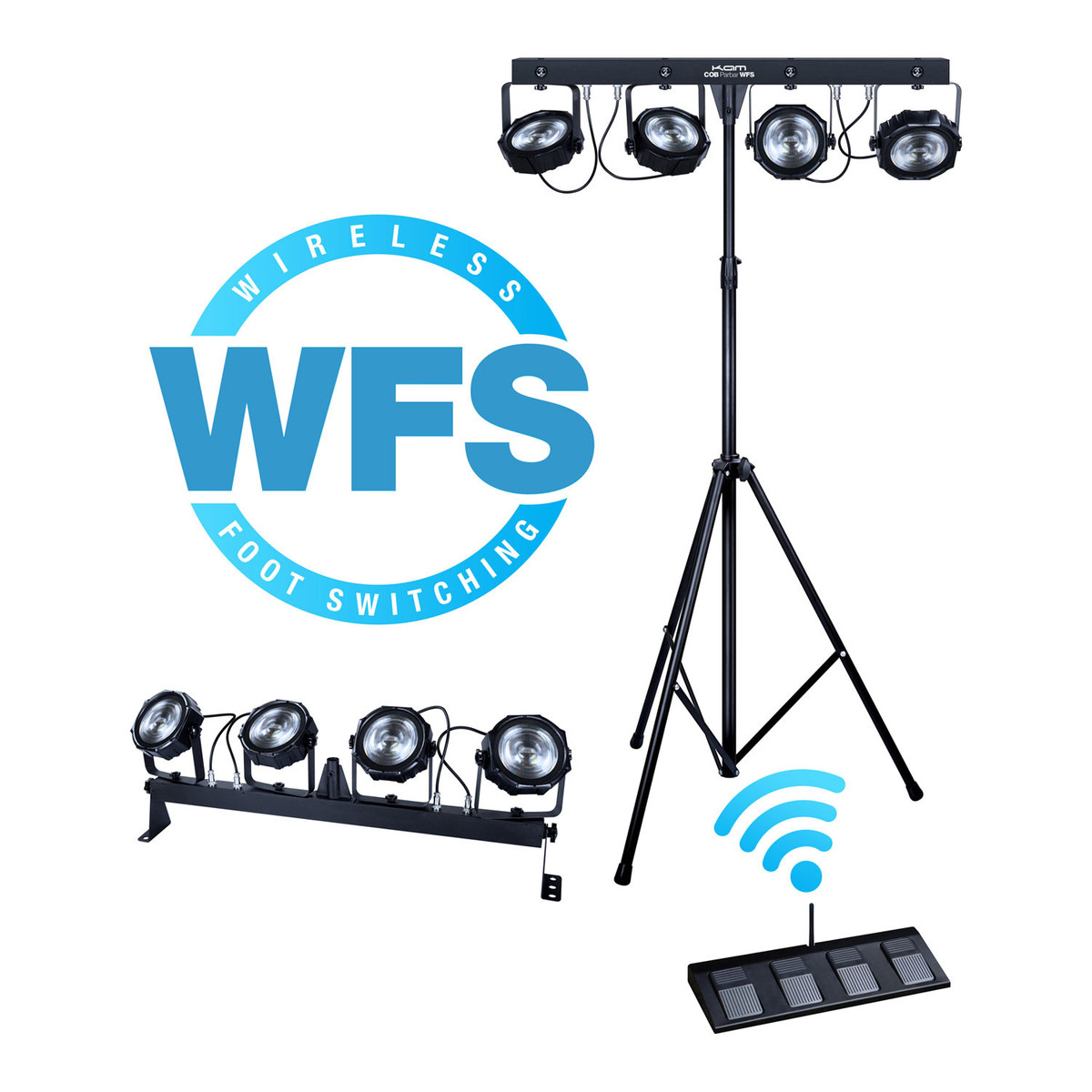 Kam LED COB Parbar WFS - Nearly New | Gear4music