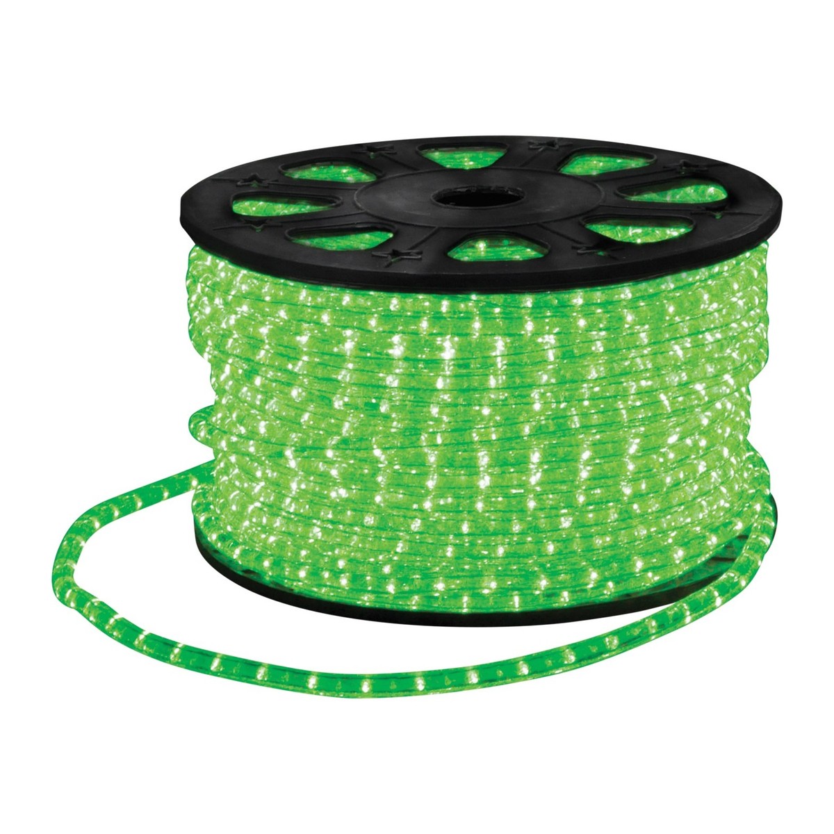 DISC Eagle Static LED Rope Light, 45m Green at Gear4music