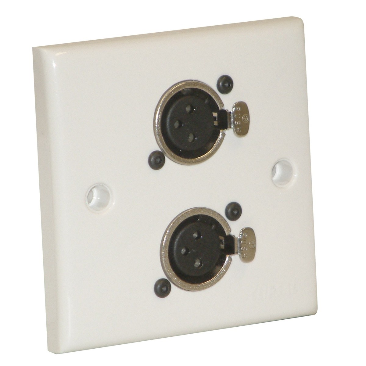 Eagle AV Wall Plate with 3-Pin Female XLR Connectors | Gear4music