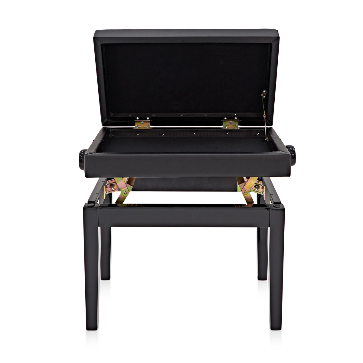 Deluxe Piano Stool with Storage by Gear4music - Nearly New at Gear4music