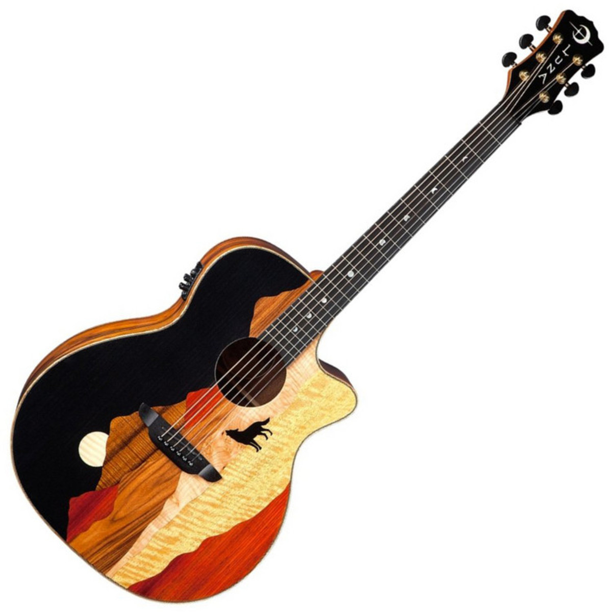 Luna Vista Wolf Electro Acoustic W/ Case - Nearly New at Gear4music