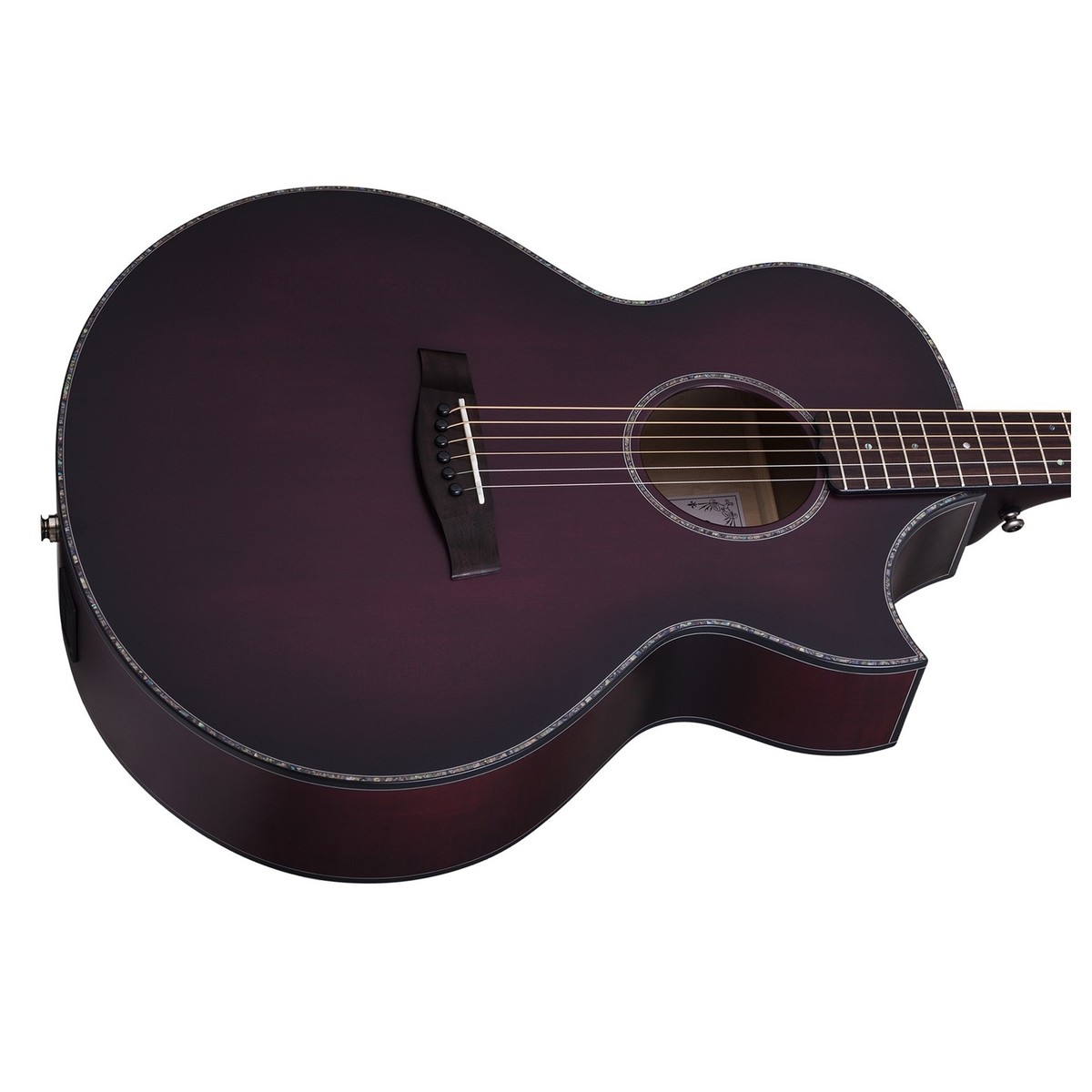 Schecter Orleans Stage Acoustic Guitar, Vampyre Red Burst Satin at ...