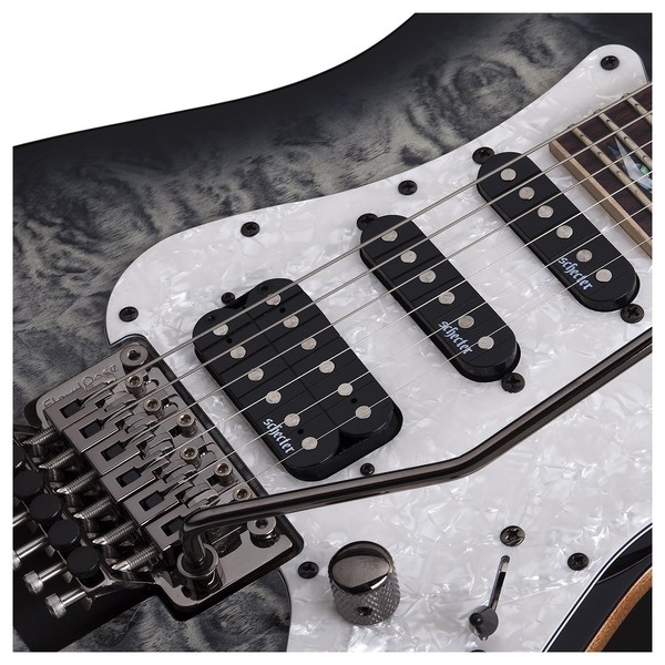Schecter Banshee-6 FR Extreme, Charcoal Burst at Gear4music