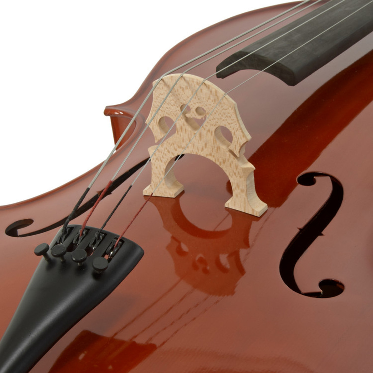 Student Plus 1/2 Size Cello with Case by Gear4music - Box Opened ...